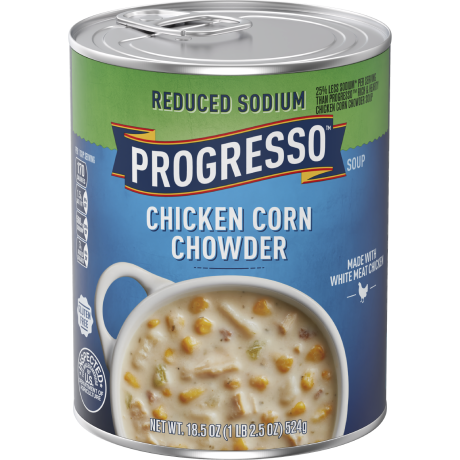 Reduced Sodium Corn Chowder | Progresso